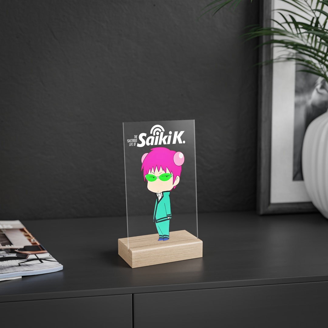 The Disastrous Life of Saiki K Acrylic Sign With Wooden Stand - Etsy