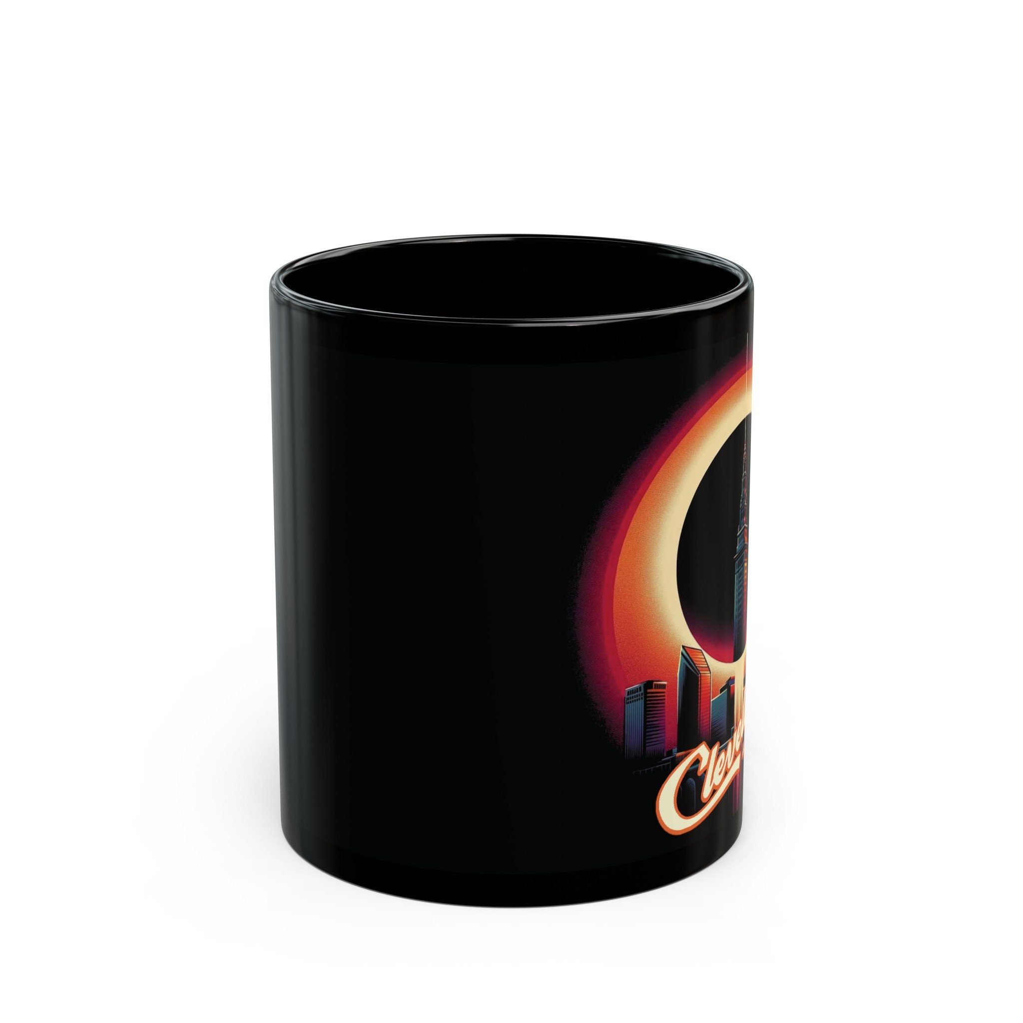 Terminal Tower Eclipse Black Mug 11oz, 15oz - Etsy