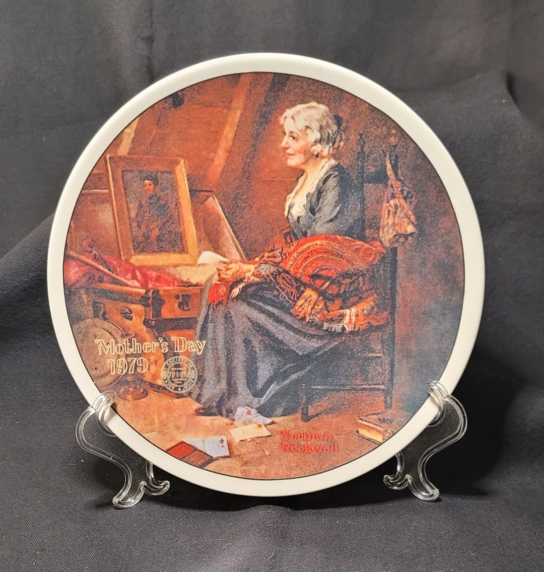 1979 - Norman Rockwell Celebrates Mother's Day - "reflections" - Etsy