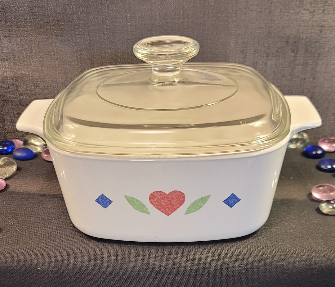 Limited Edition VINTAGE - Corning Ware "quilt" Pattern - A-1 1/2-B ...