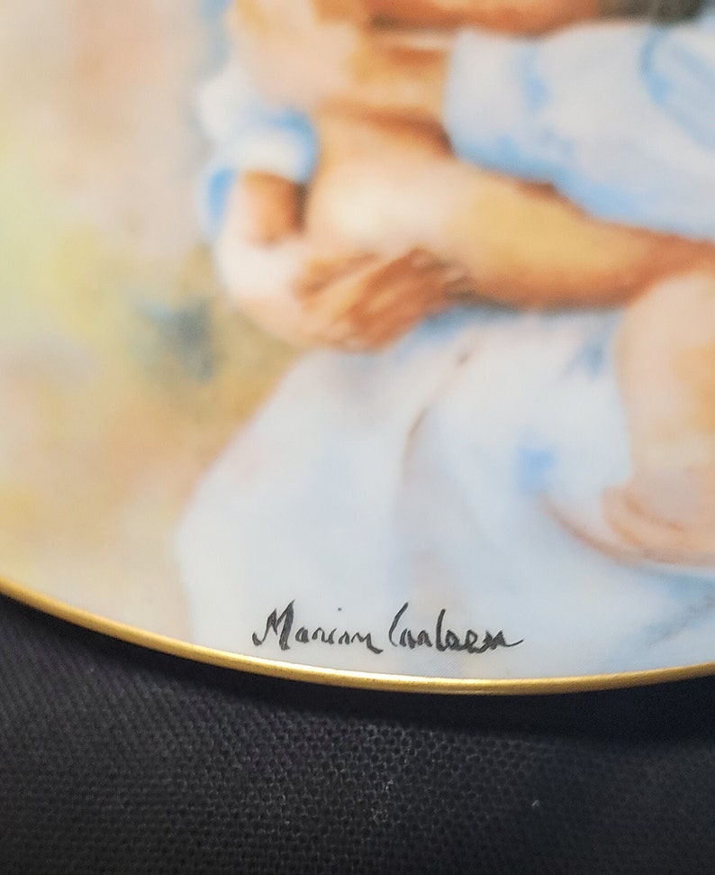 Signed Limited Edition - 975 Limoges "laura and Child " Plate - Mother ...