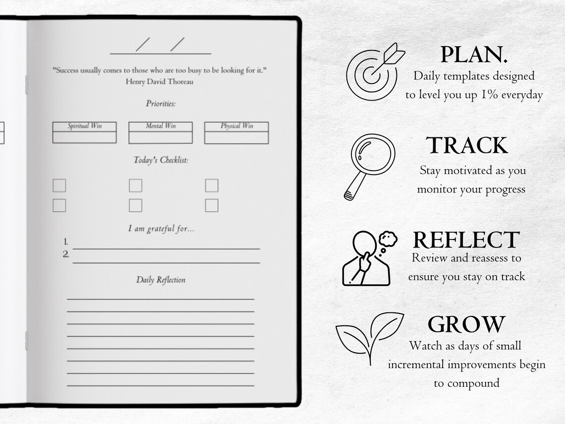 The Kaizen Journal: How to Improve Daily Self Help Good Habits ...