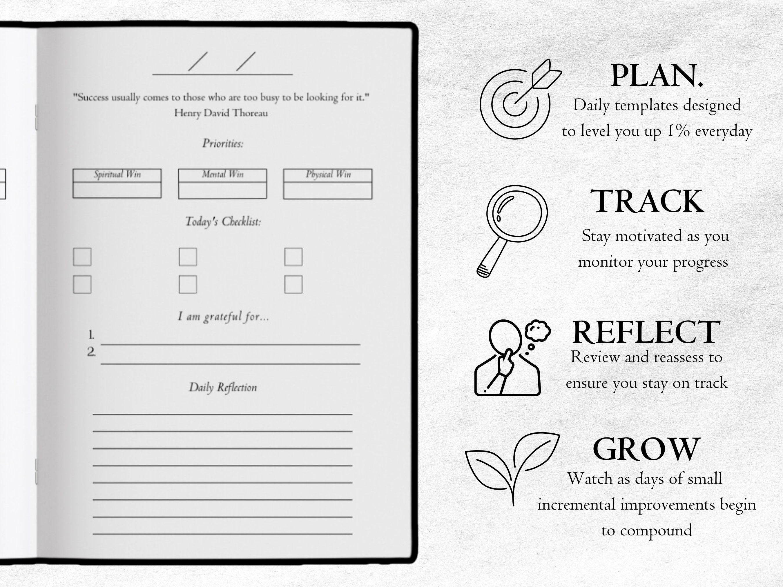 The Kaizen Journal: How to Improve Daily Self Help Good Habits ...