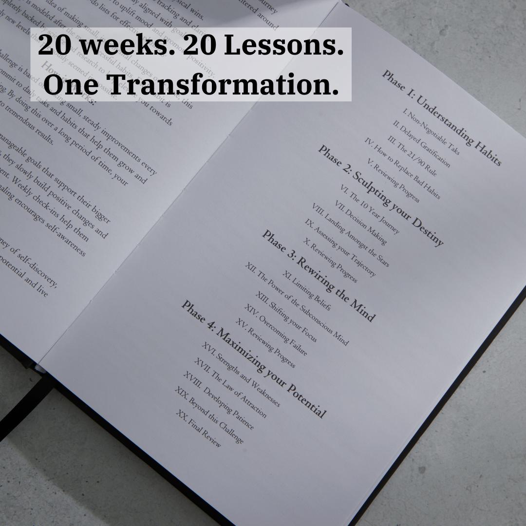 Kaizen Challenge Planner: 20-week Habit Tracker Journal - Etsy