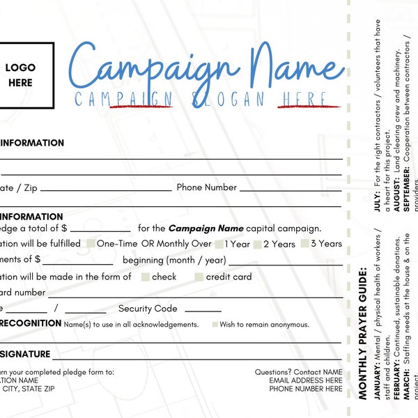 Donation Card - Etsy