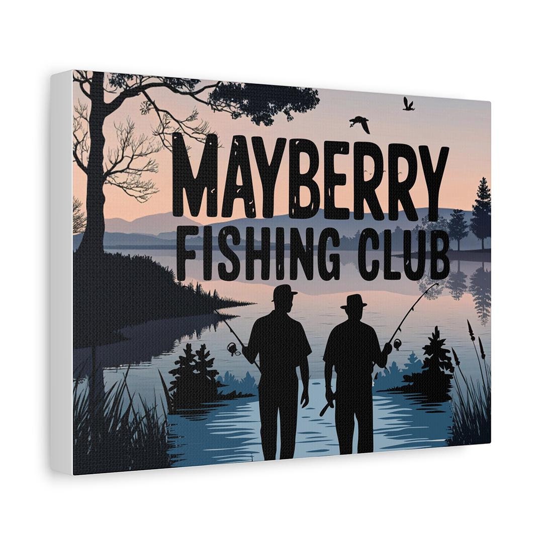 Mayberry Fishing Club Canvas Print, Andy Griffith Inspired Wall Art - Etsy