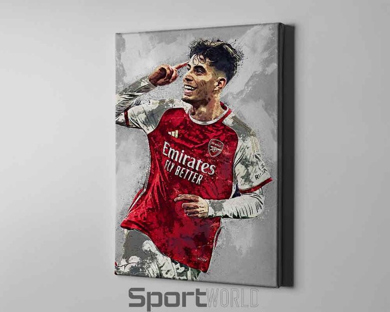 Kai Havertz Poster, Havertz Canvas Print, Kids Decor, Man Cave Gift ...