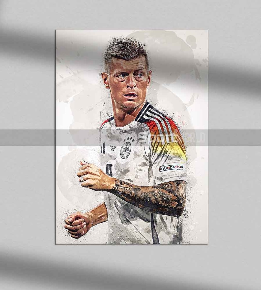 Toni Kroos Poster, Kroos Print, Canvas Print, Kids Decor, Man Cave Gift ...