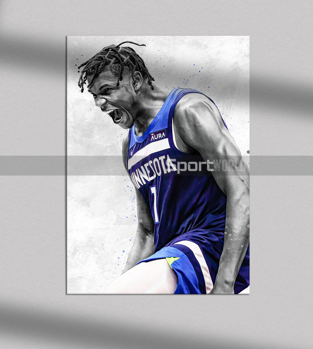 Anthony Edwards Poster Anthony Edwards Print, Canvas Print, Kids Decor ...