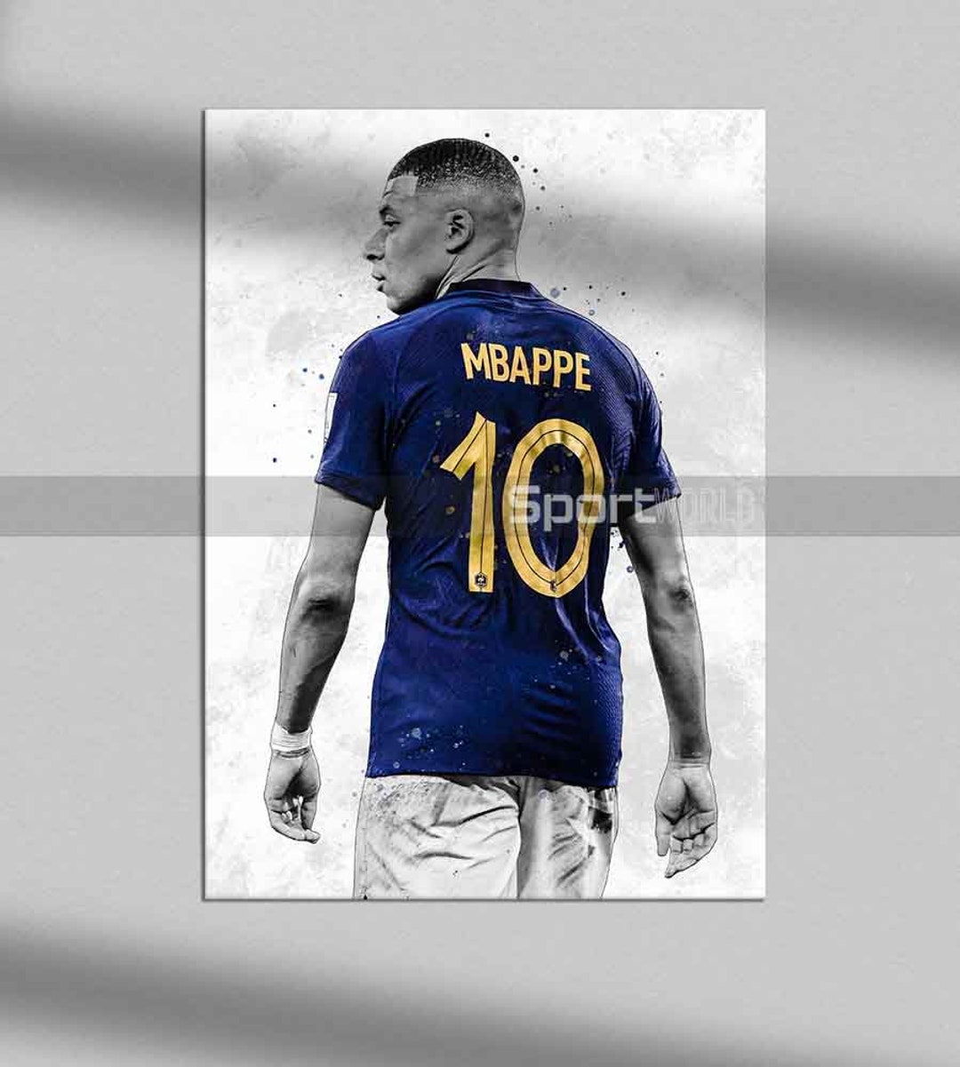 Kylian Mbappe Poster: Museum-quality Football Canvas Print - Etsy