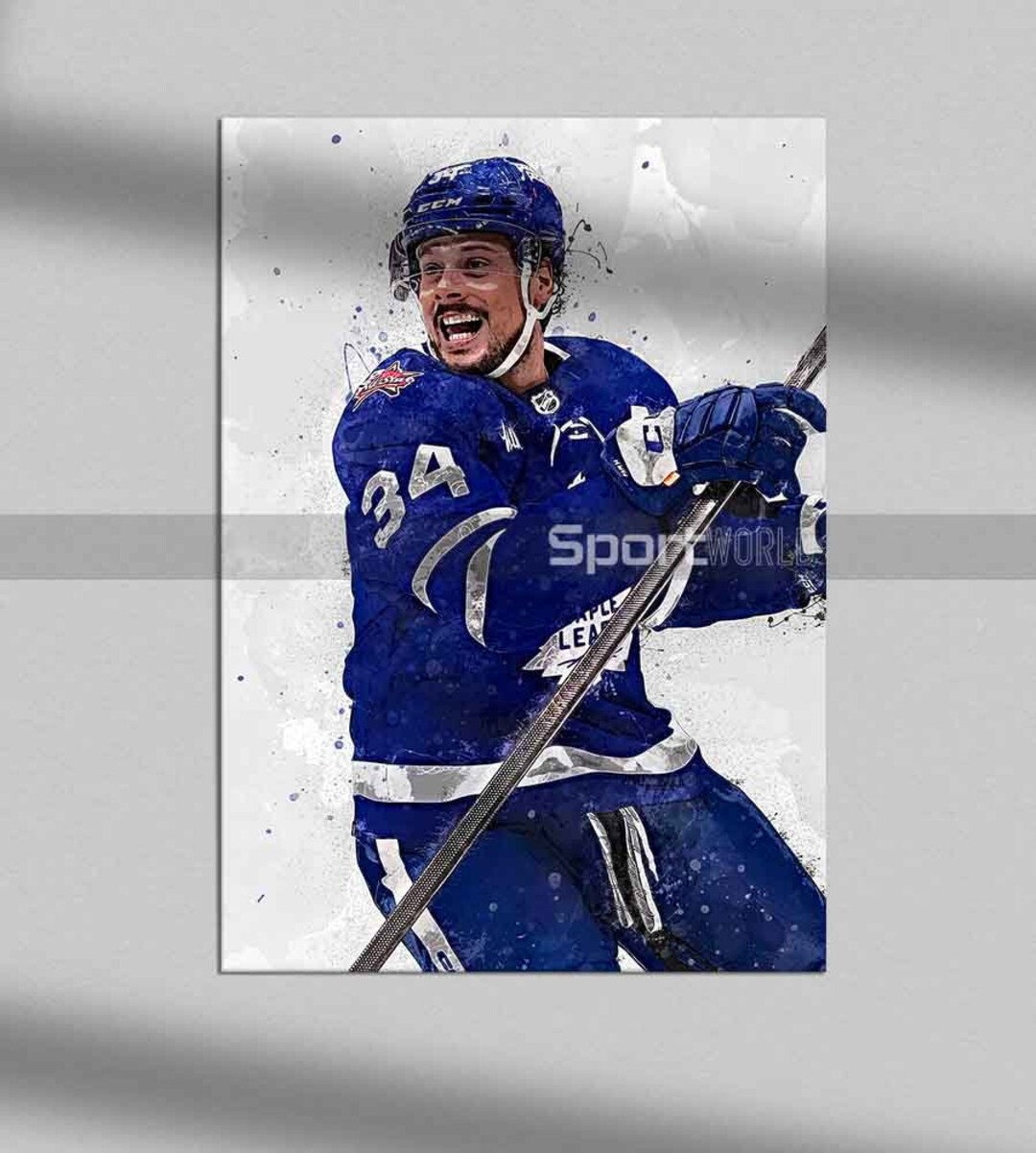 Auston Matthews Poster Auston Matthews Print, Canvas Print, Kids Decor ...