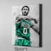 Jayson Tatum Poster, Jayson Tatum Print, Canvas Print, Kids Decor, Man ...