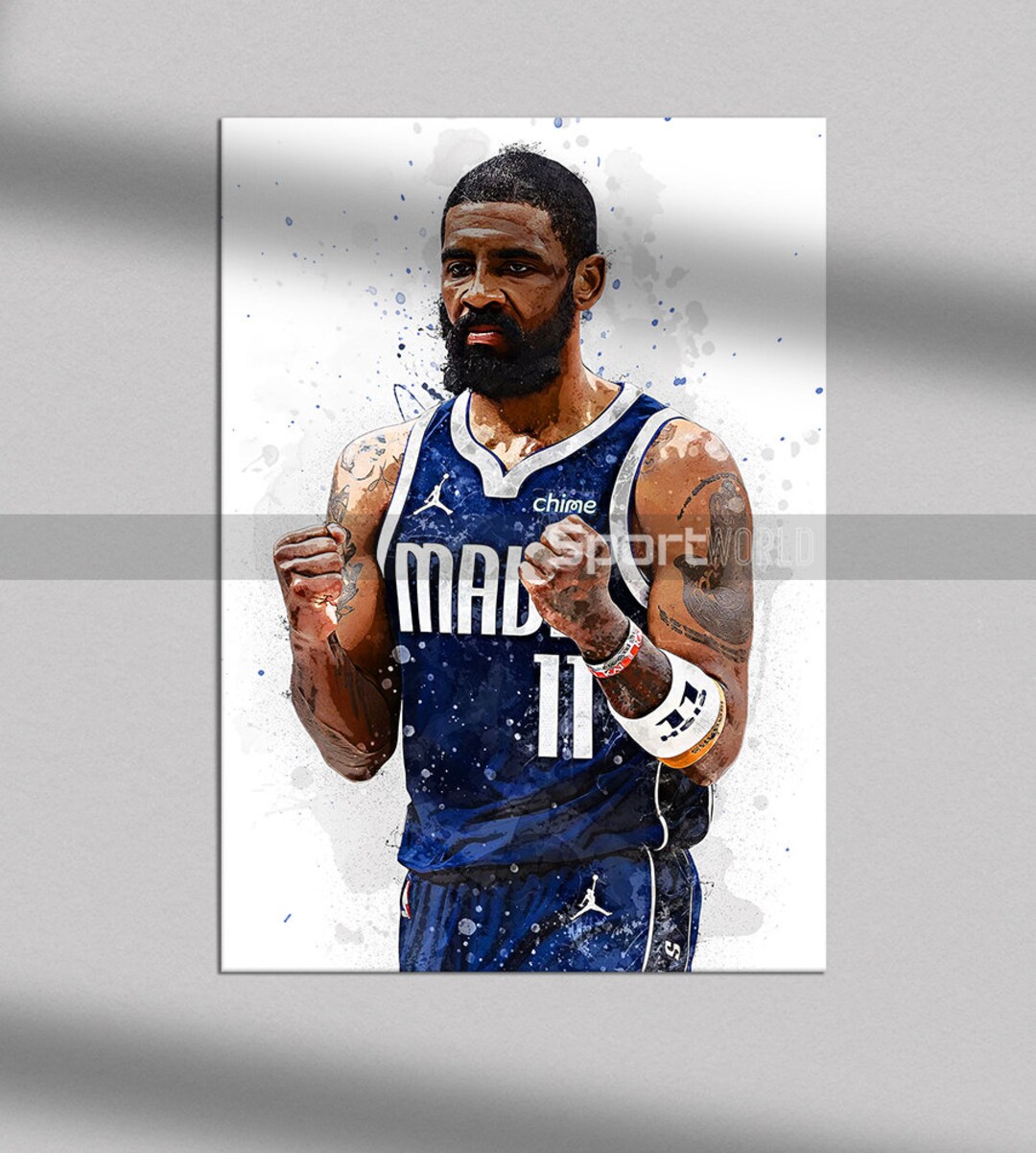 Kyrie Irving Poster, Kyrie Irving Print, Canvas Print, Kids Decor, Man ...