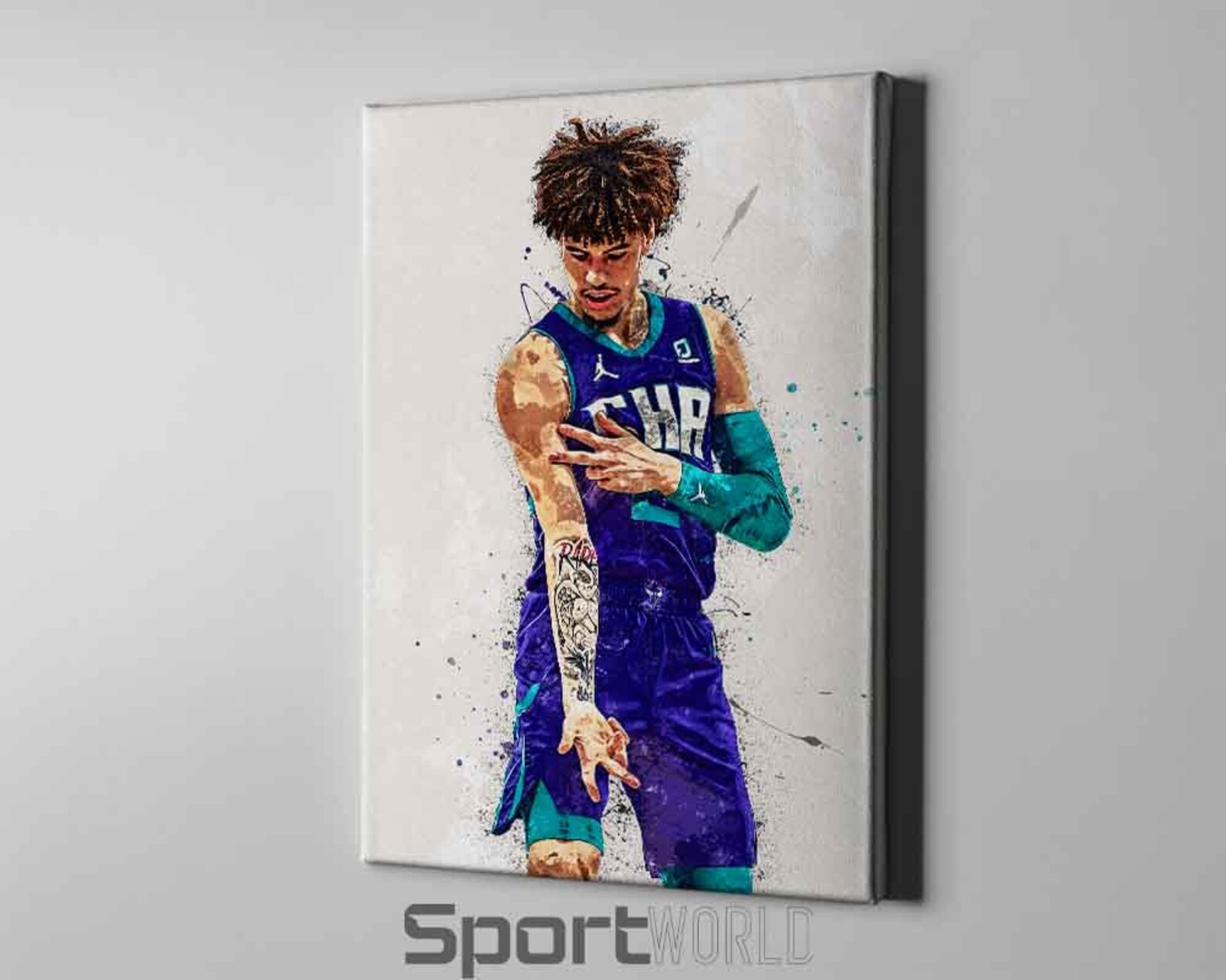 Lamelo Ball Poster, Lamelo Ball Print, Canvas Print, Kids Decor, Man ...