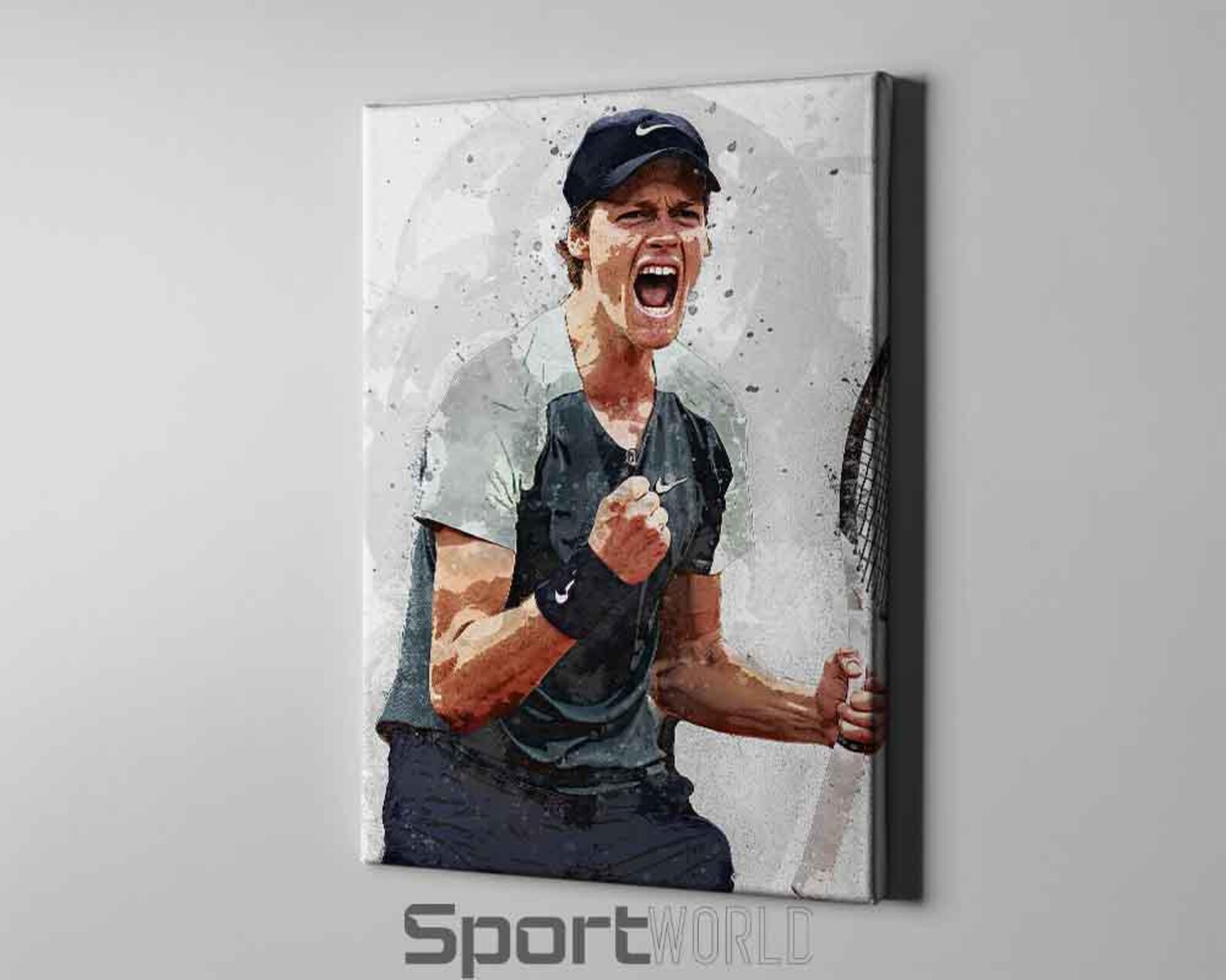 Jannik Sinner Poster, Sinner Print, Canvas Print, Kids Decor, Man Cave ...