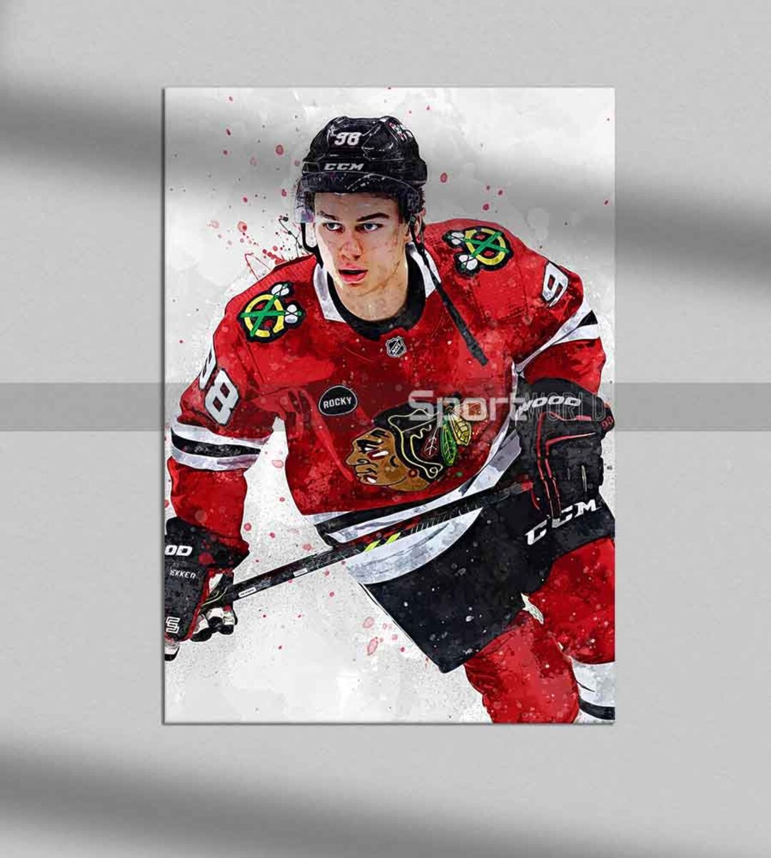 Connor Bedard Poster Connor Bedard Print, Canvas Print, Kids Decor, Man ...