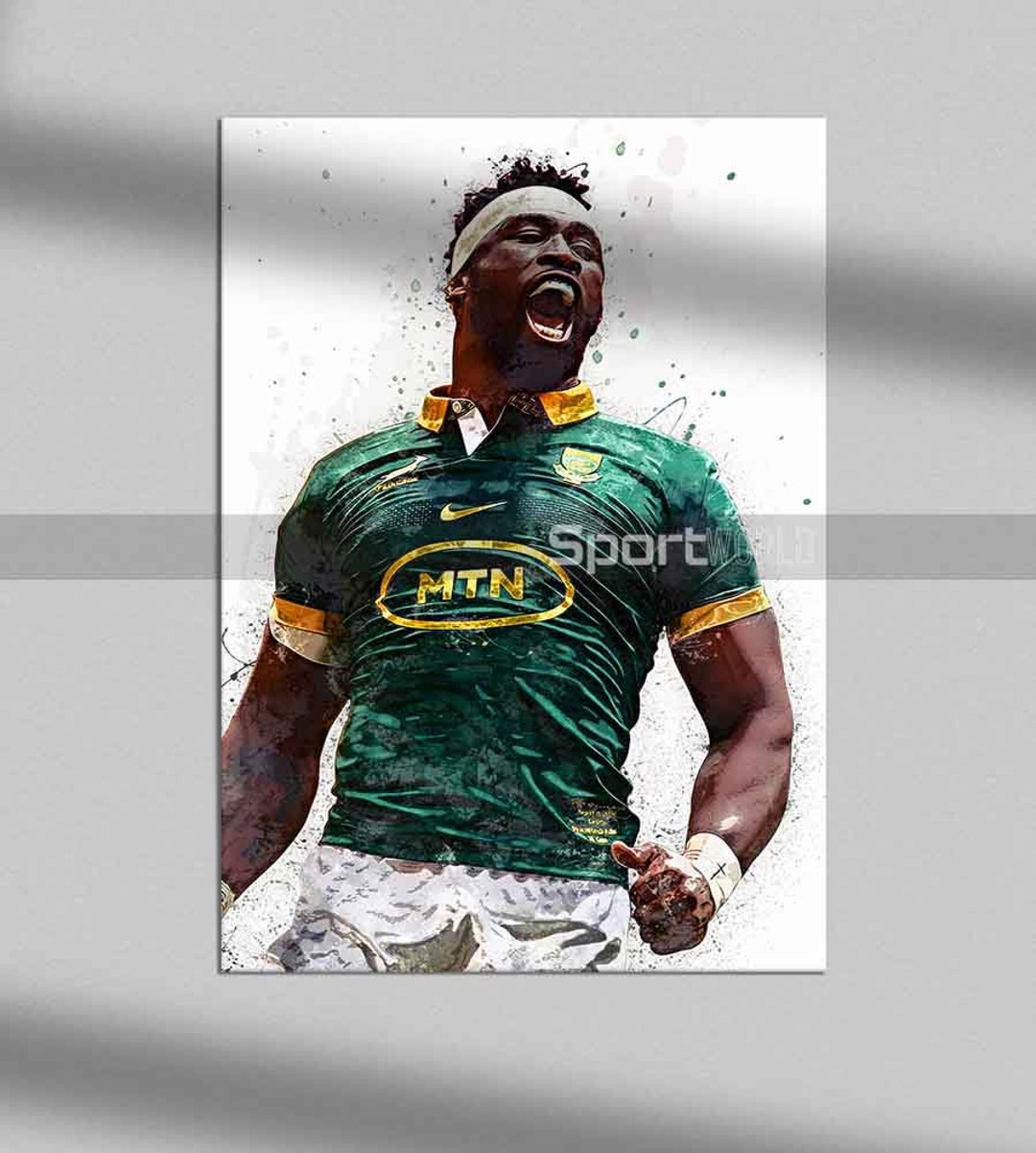 Siya Kolisi Poster Siya Kolisi Print, Canvas Print, Kids Decor, Man Cave Gift, Sports Art - Etsy