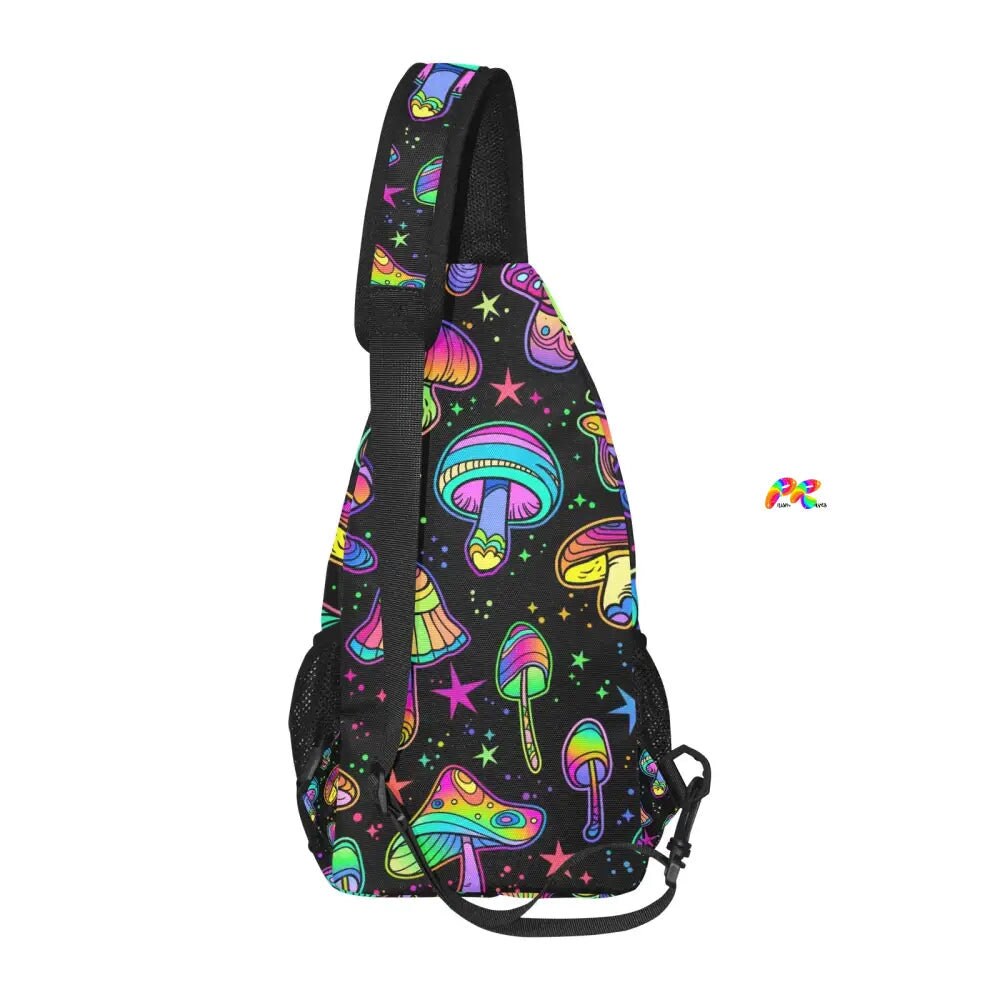 Fungi Dreamscape Rave Chest Bag rave Essentials, EDM Festival ...