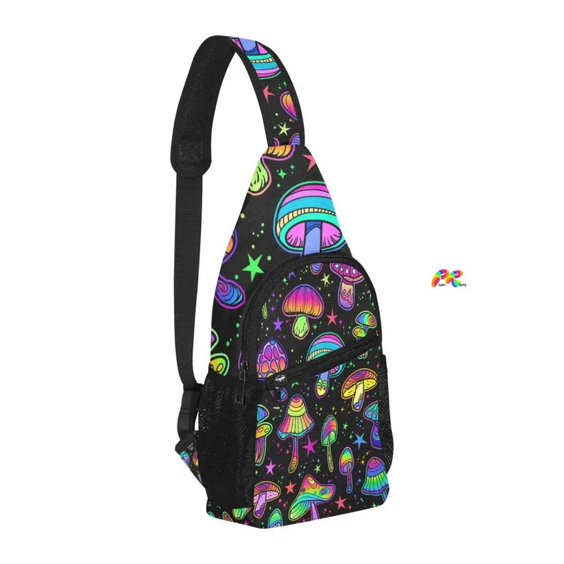 Fungi Dreamscape Rave Chest Bag rave Essentials, EDM Festival ...