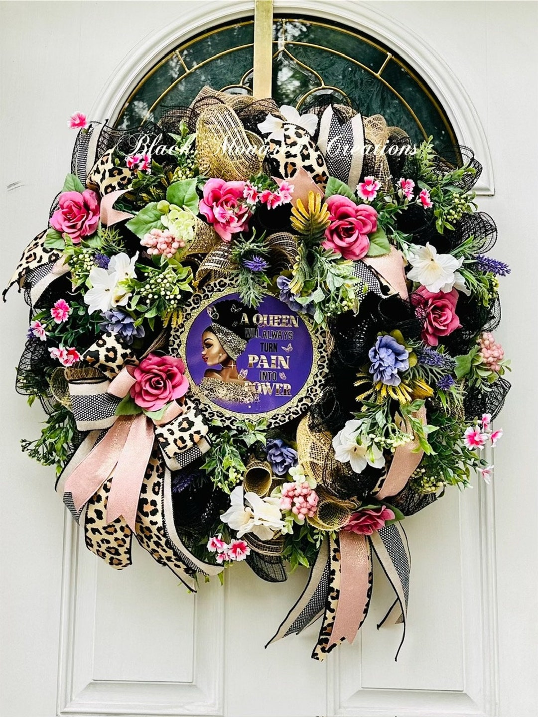 Queen Wreath, Wreath, Everyday Wreath, Spring Wreath, Summer Wreath ...
