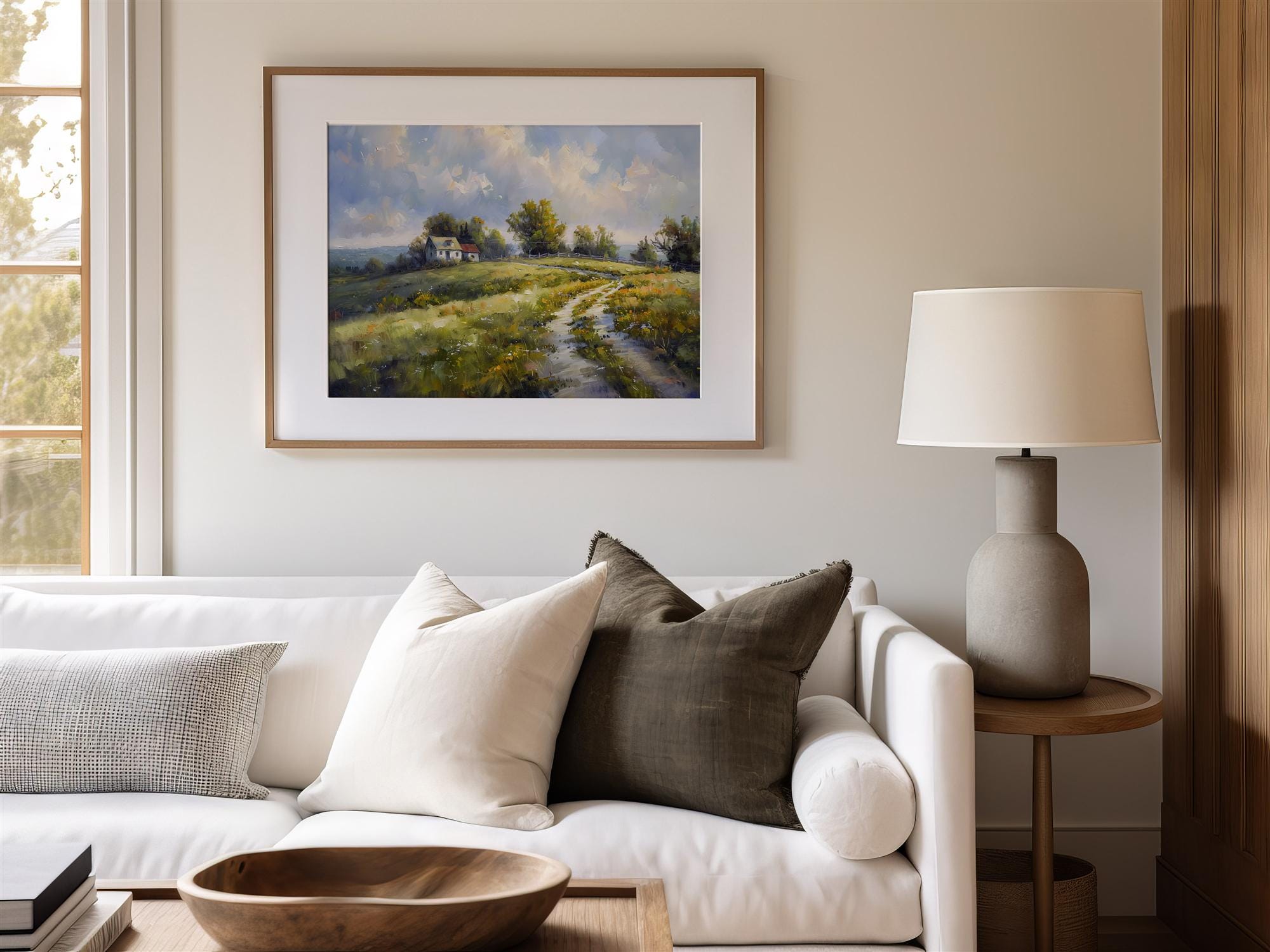 Serene Grassy Meadow | Digital Download, Landscape Print, Printable - Etsy