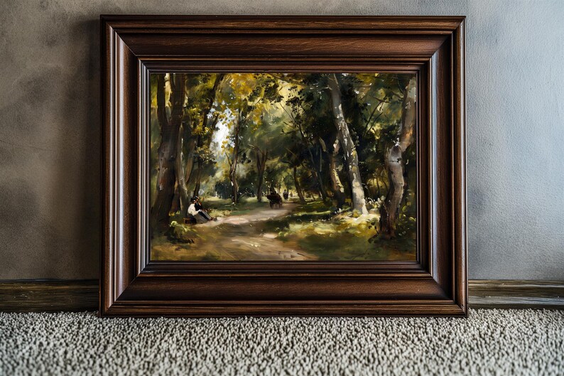 Old Woodland Forest Path | Digital Download, Landscape Print, Printable ...