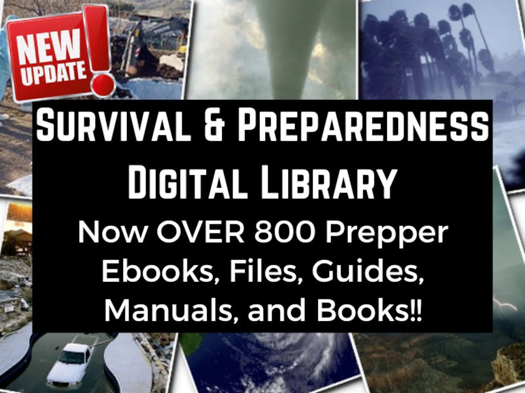 Survival & Preparedness Digital Download Prepper Library - Updated With ...