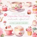 Cupcakes Tea Party Clipart, Tea PNG, Tea Time Clipart, Tea Cup Clip Art ...