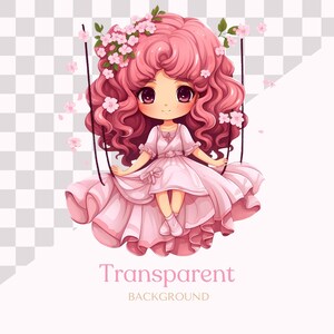 Little Princess Clipart, Chibi Clipart, Cute Chibi Princess ...