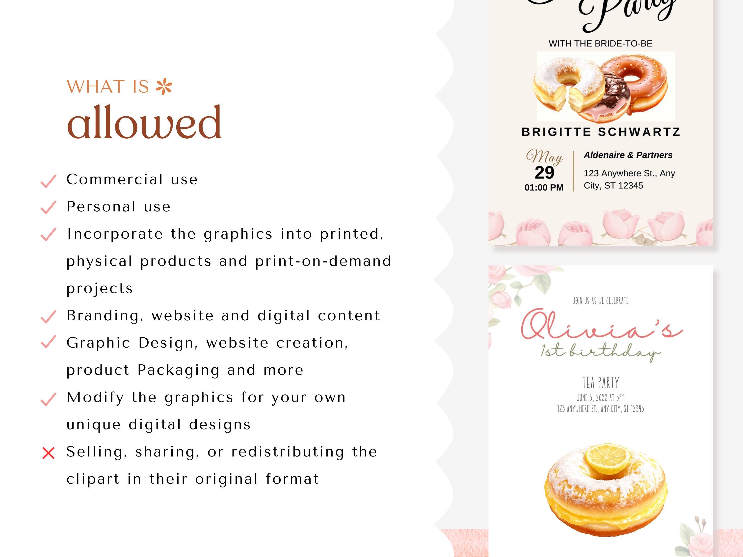 Beignet Clipart, Donuts PNG, Donut Clipart, Dessert Clip Art, Cake ...