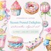 Sweet Treats PNG, Watercolor Sweet Clipart, Bakery Clipart, Bakery PNG ...