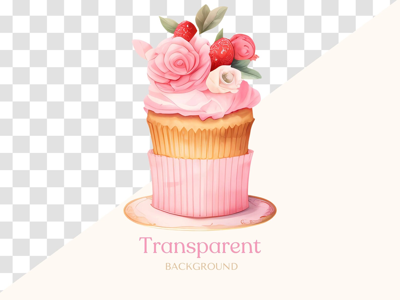 Cupcakes Tea Party Clipart, Tea PNG, Tea Time Clipart, Tea Cup Clip Art ...