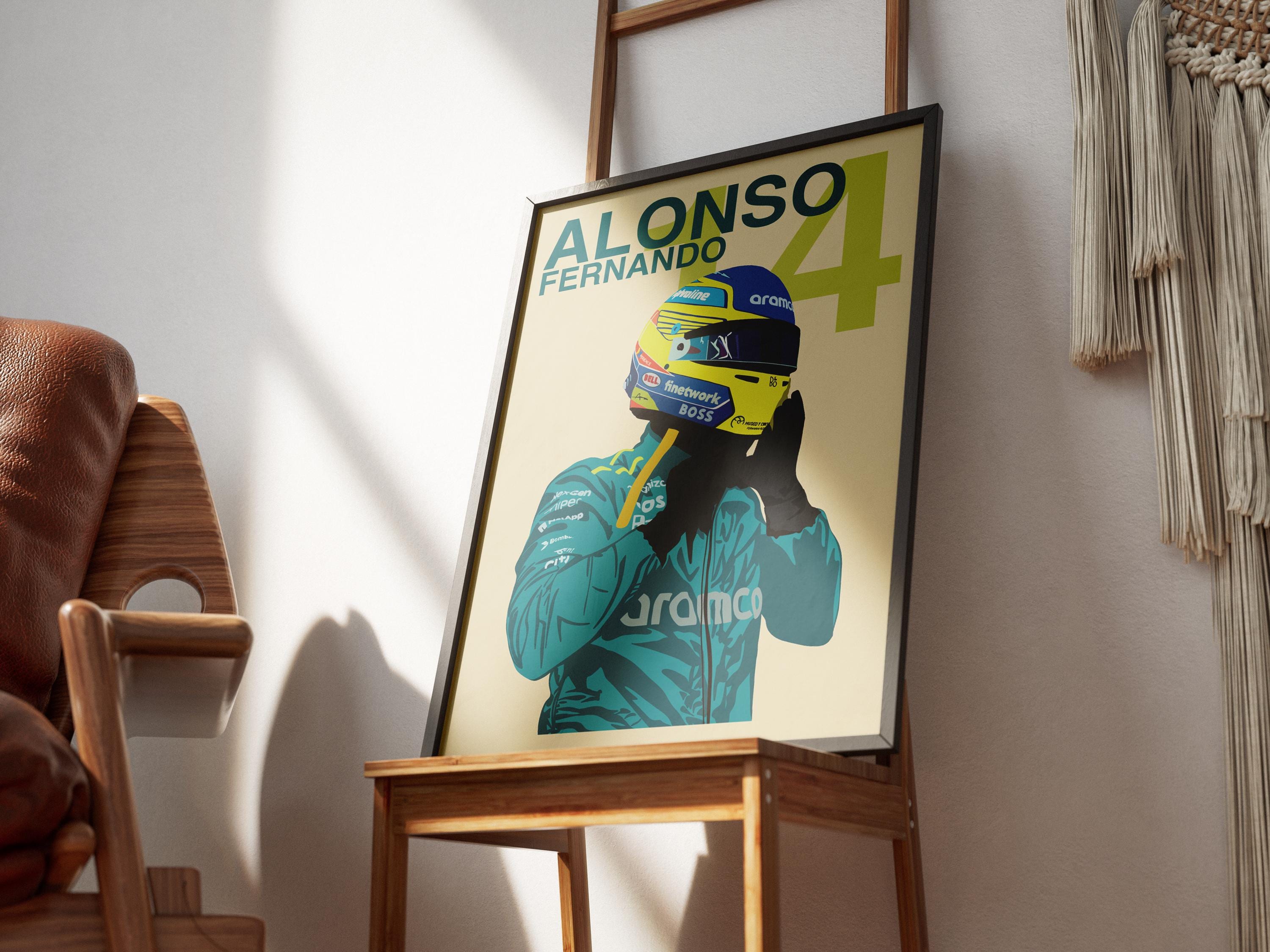Fernando Alonso Formula 1 Digital Download | F1 Digital Art | Aston ...