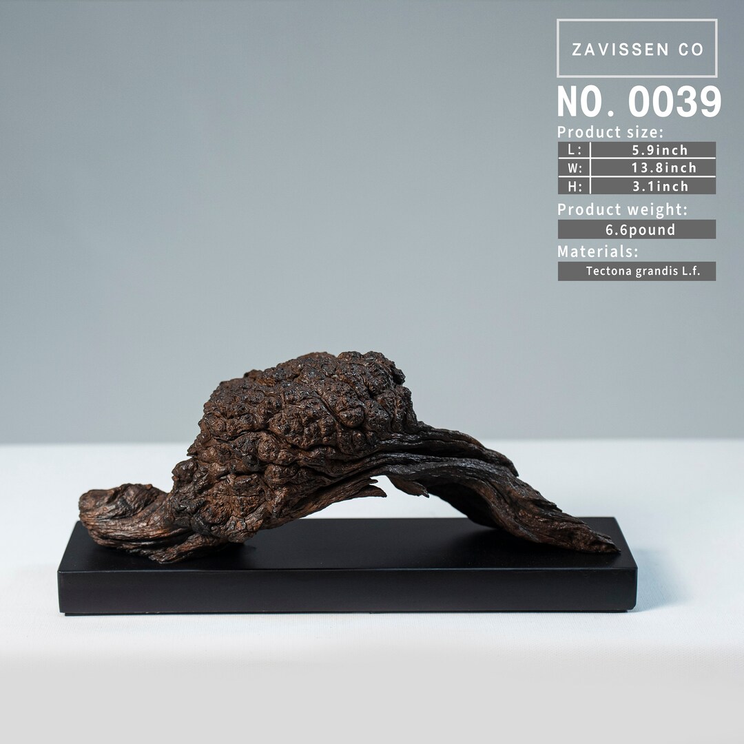 Handmade Wood & Metal Root Sculpture | Natural Tree Root | Teak ...