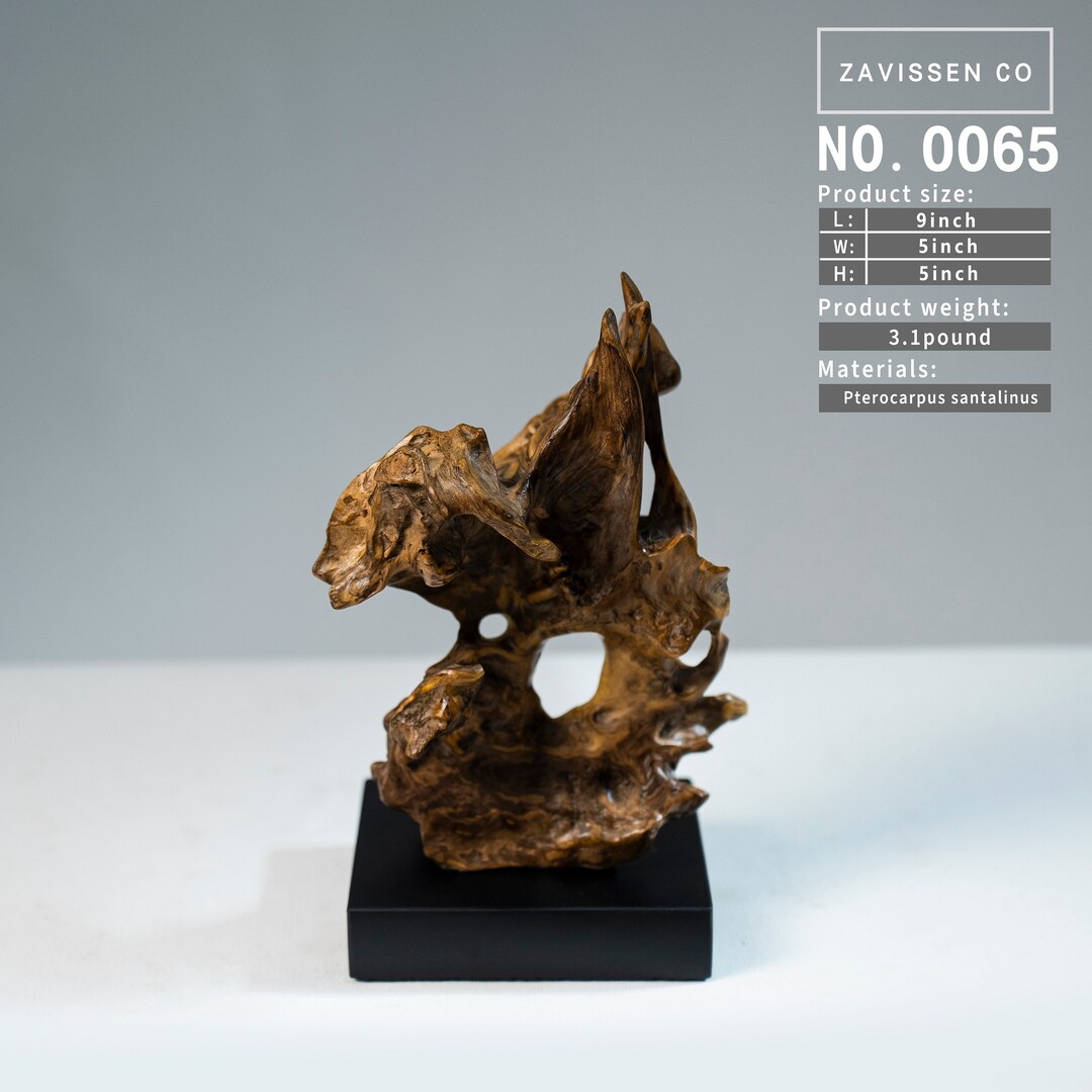 Handmade Wood & Metal Root Sculpture | Natural Tree Root | Teak ...
