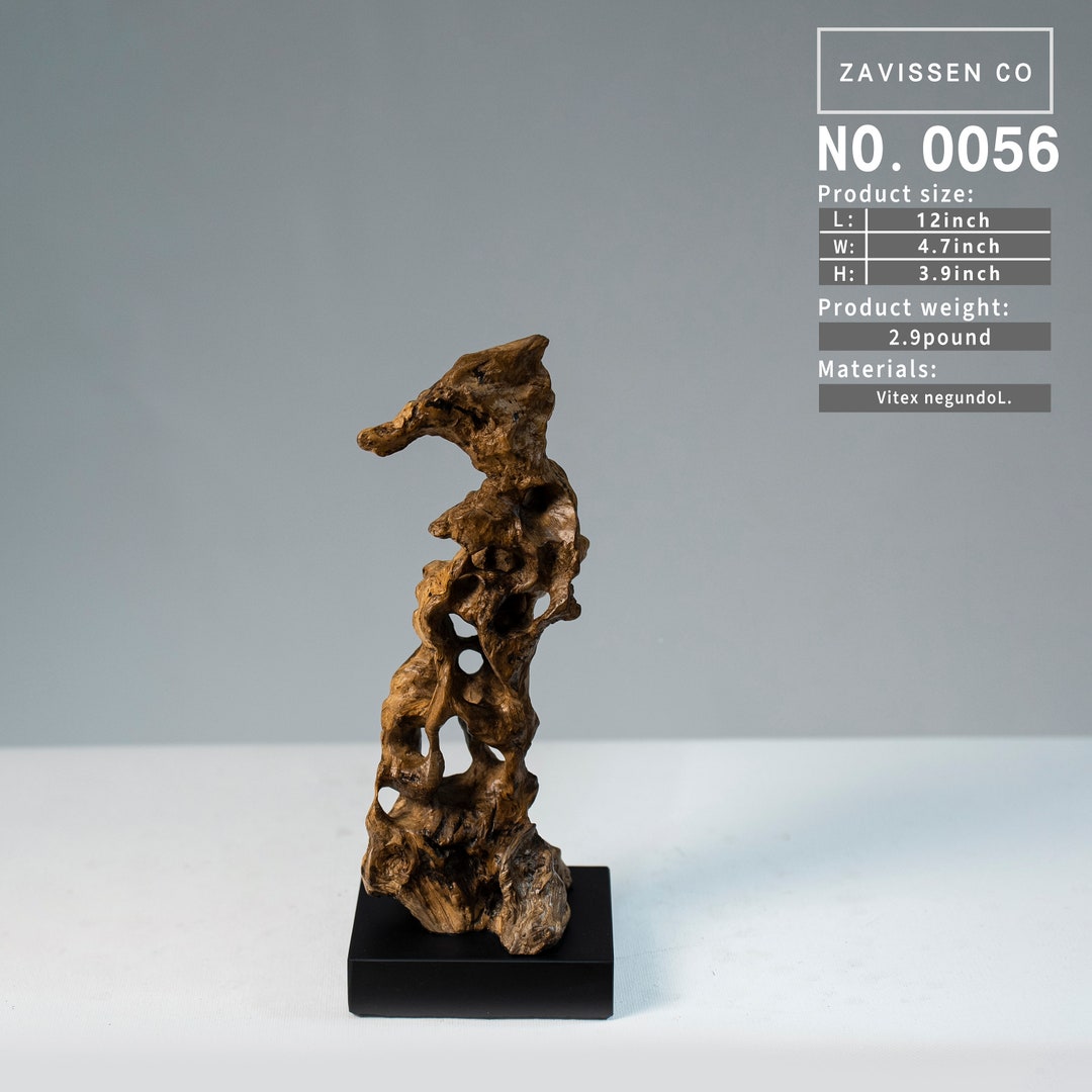 Handmade Wood & Metal Root Sculpture | Natural Tree Root | Teak ...