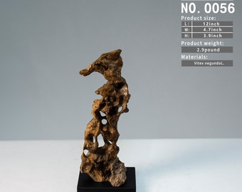 Handmade Wood & Metal Root Sculpture | Natural Tree Root | Teak ...