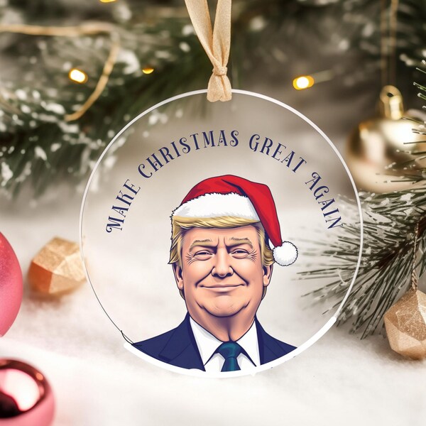 Trump Christmas Ornament - Etsy