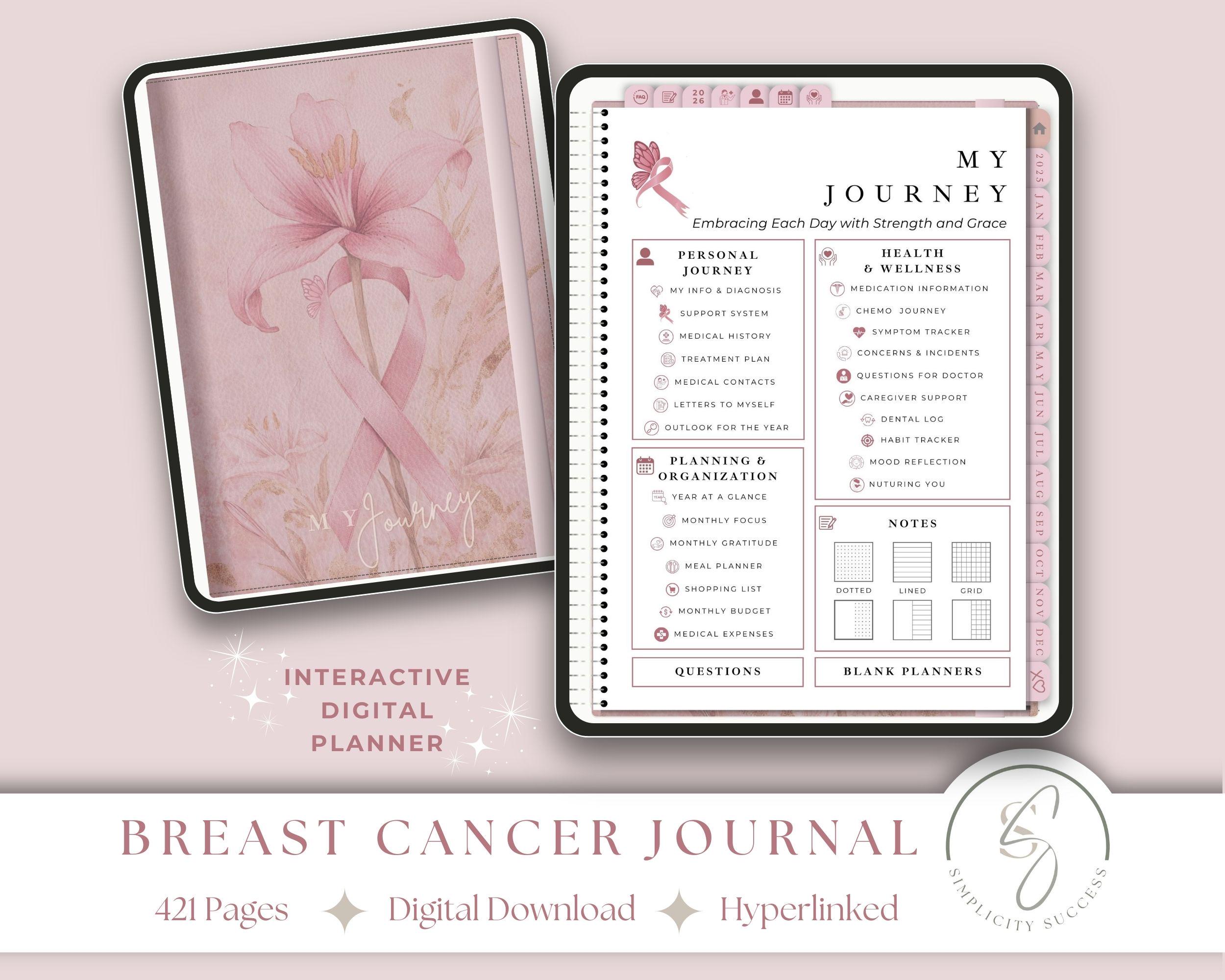 Chemo Care Package For Women Cancer Planner - A Planner Made For Cancer ...