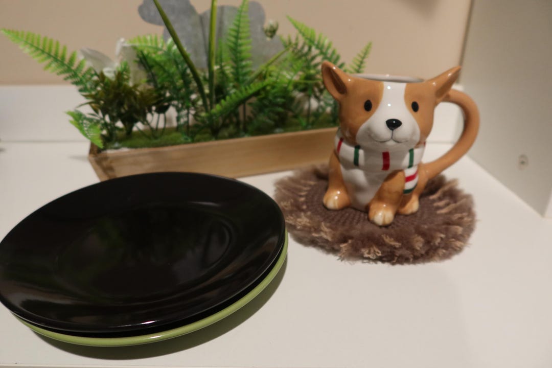 Fuzzy Circular Coaster Crochet Pattern - Etsy