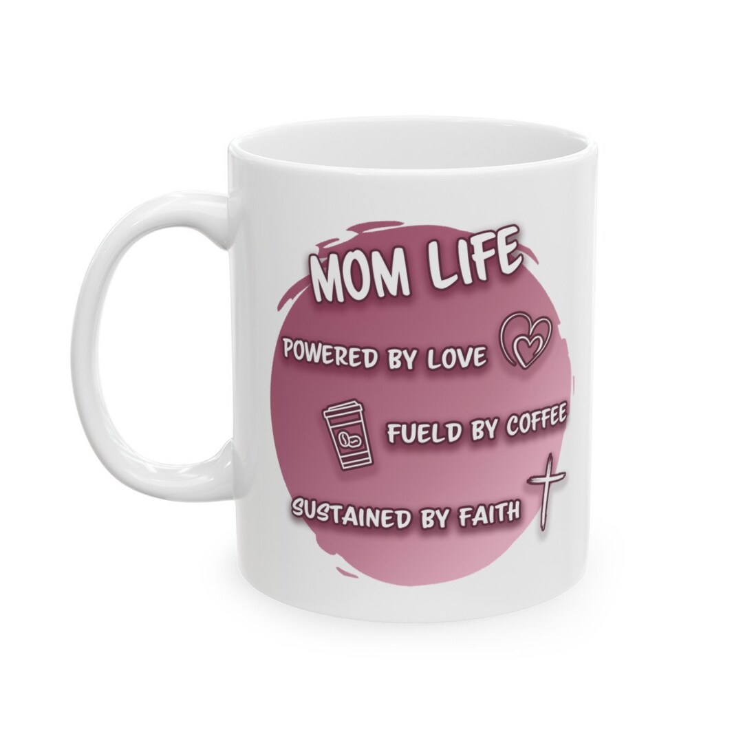 Mom Life Coffee Mug Multiple Color Options momlife coffee&chaos - Etsy