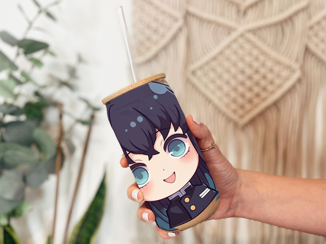 16oz Demon Slayer Muichiro Cup Wrap PNG - Digital File for 16oz UV DTF ...