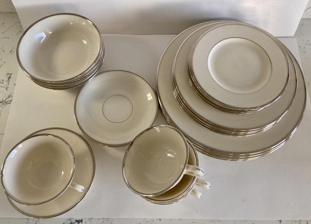 Four Place Settings of Montclair by Lenox Fine China - 24 Pieces Total ...
