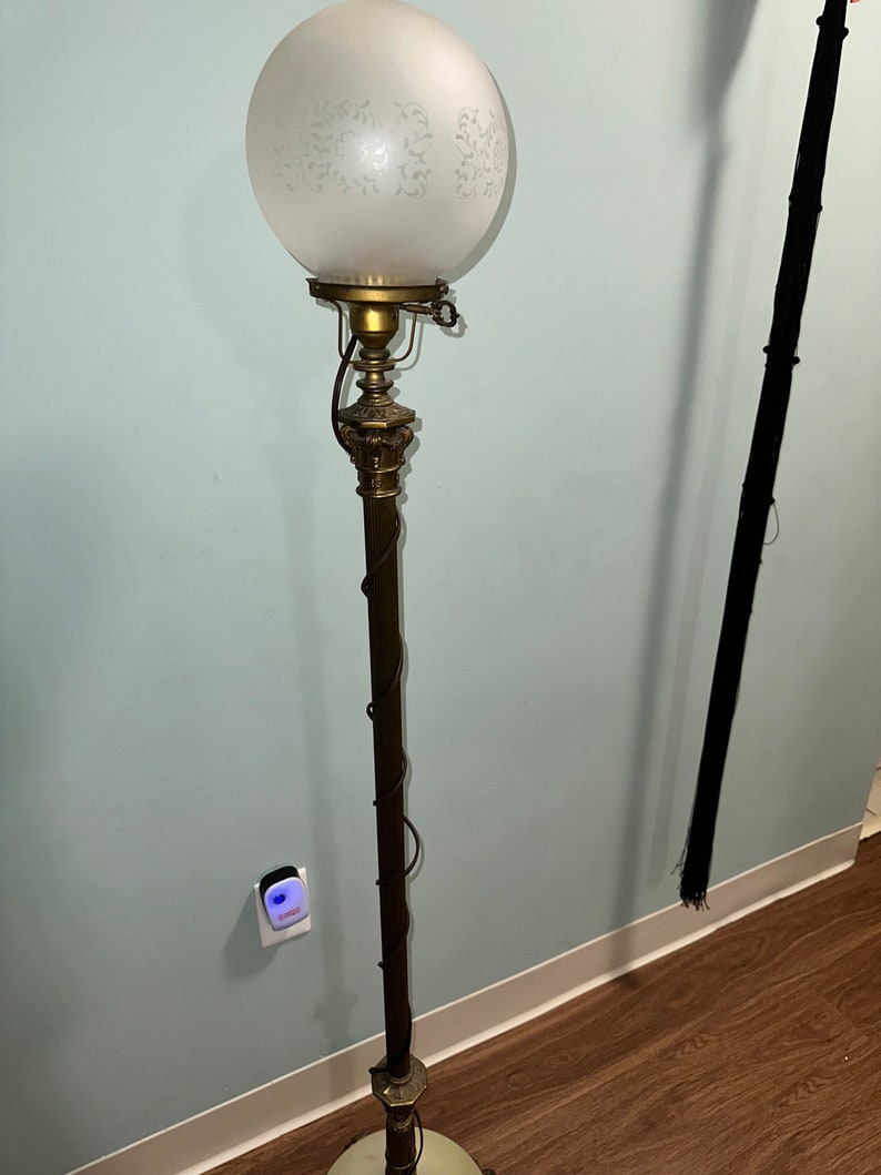 Old Standing Lamp - Etsy