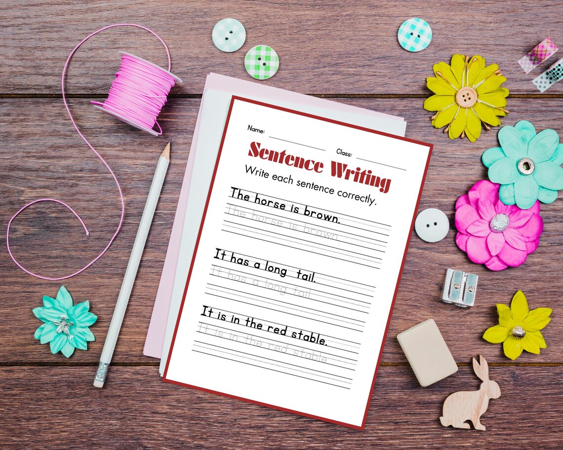 Handwriting Practice Worksheets for Kids, Preschool Kindergarten ...