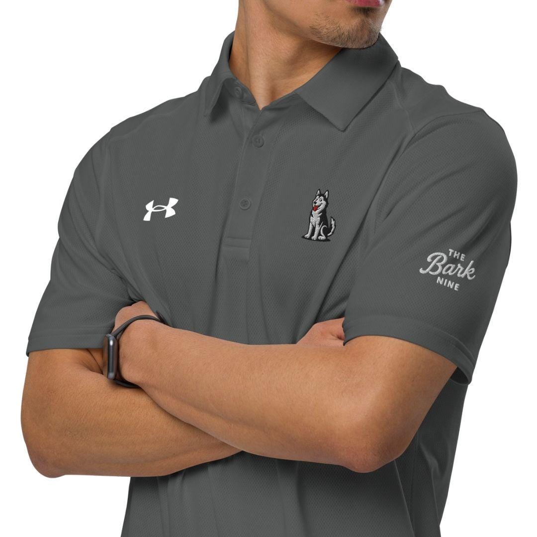 Siberian Husky Embroidered Golf Polo Shirt, Husky Dog Gifts, Husky Dad ...
