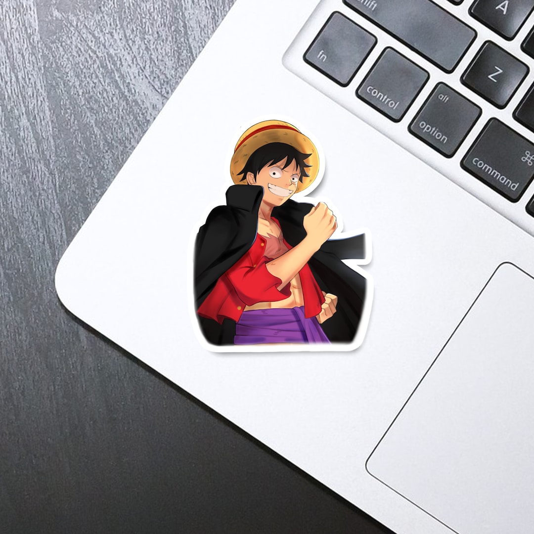 Monkey D. Luffy, One Piece Anime Sticker, Waterproof Vinyl - Etsy