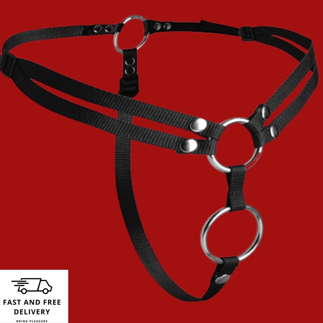 Double Penetration Strap on Harness for Pegging Body Harness for Pegging - Etsy
