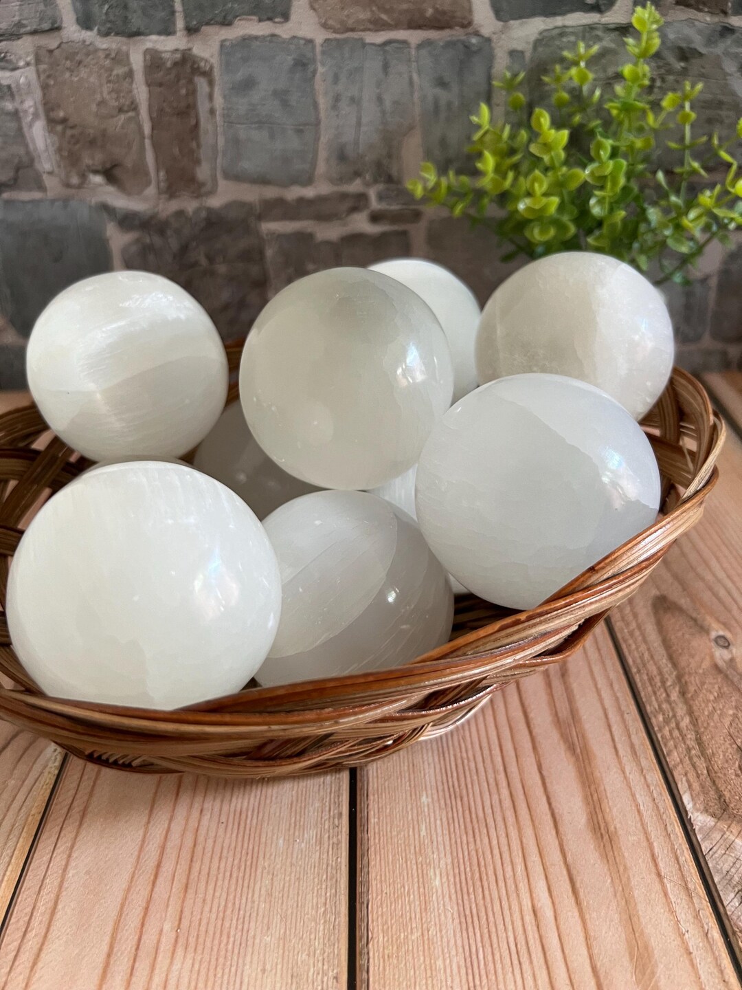 Selenite Spheres - Etsy