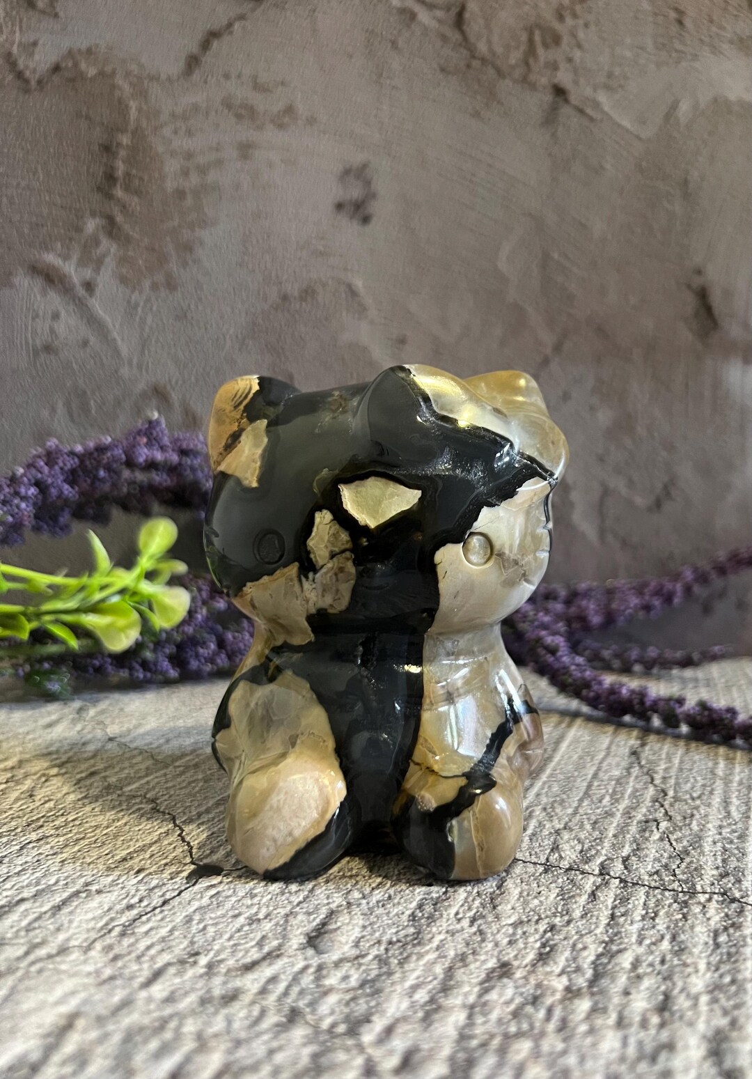 Volcano Agate Hello Kitty - Etsy